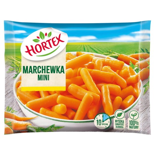 Mrożonka Hortex Marchewka mini 450 g - Dania i dodatki z warzyw ...